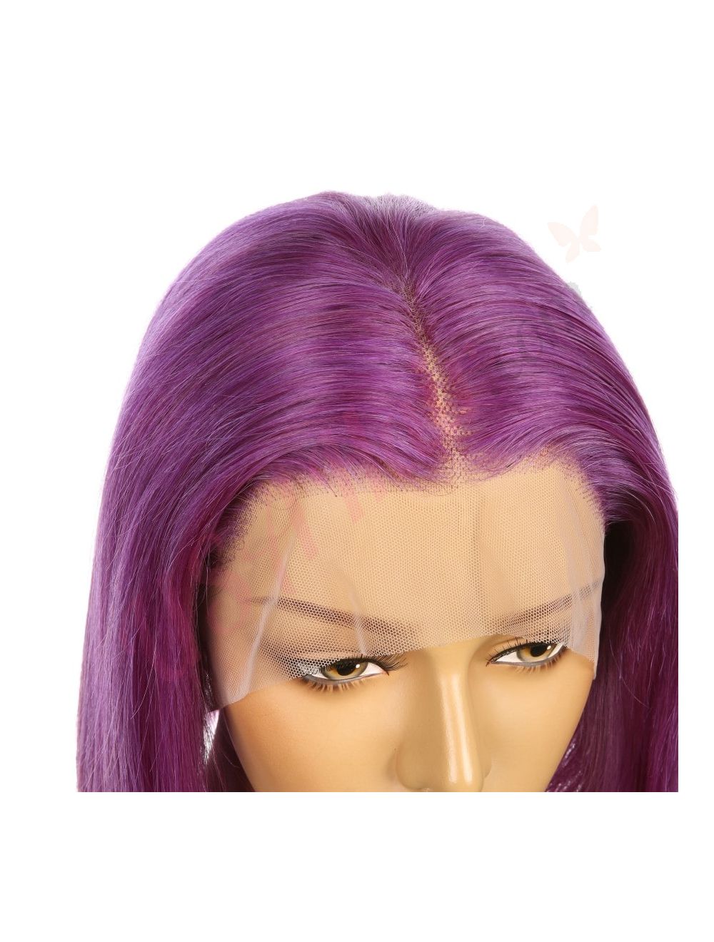 Human hair purple wig store
